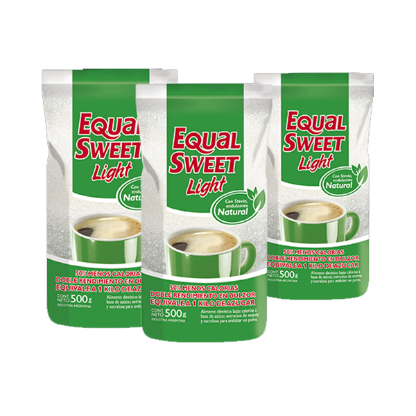 EQUALSWEET AZUCAR LIGHT 500g - Casa Segal