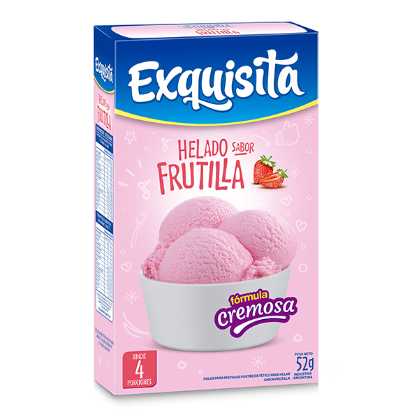 HELADO FRUTILLA EXQUISITA 52g - Casa Segal