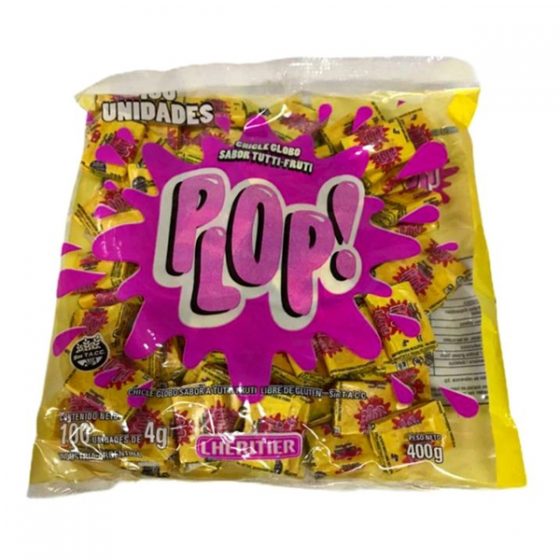 LHERITIER CHICLES PLOP 400g x 100u TUTTI FRUTTI - Casa Segal