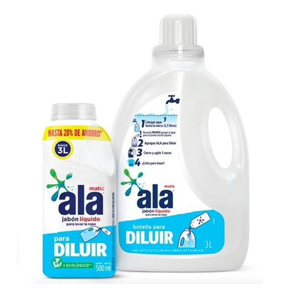 ALA LÍQUIDO 500ml + BOTELLA 3Lts - Casa Segal