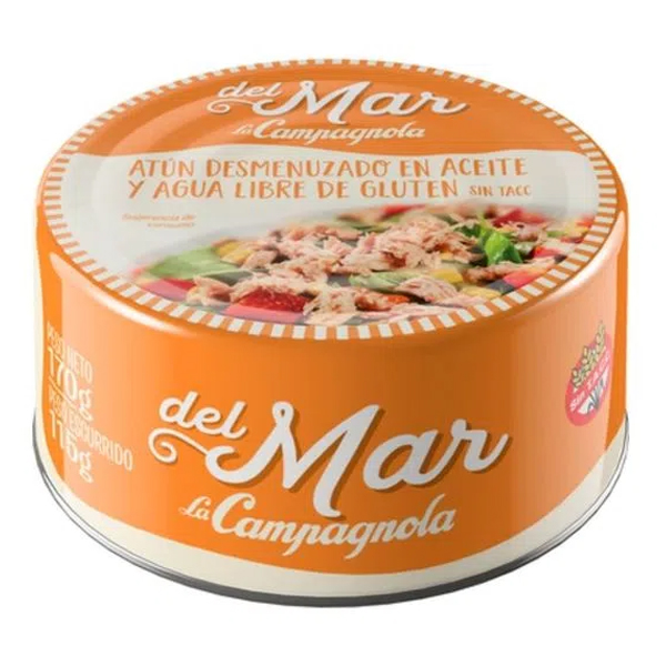 ATÚN DESMENUZADO EN ACEITE LA CAMPAGNOLA 170g - Casa Segal