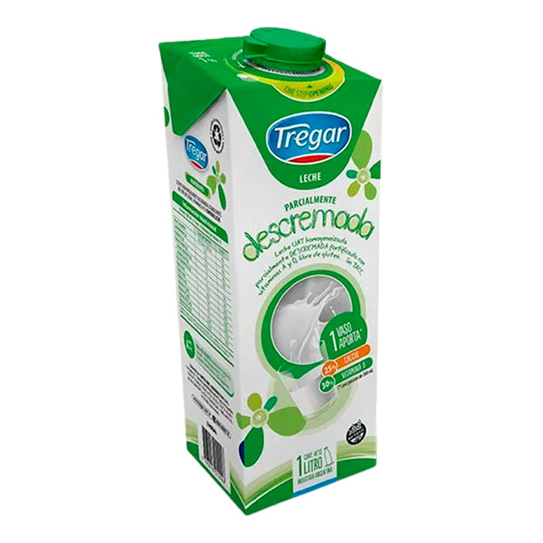 LECHE ENTERA 1Lt TREGAR - Casa Segal