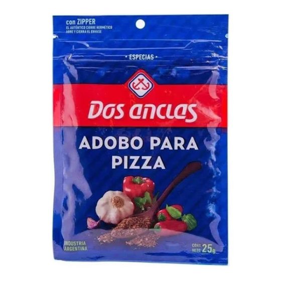 ADOBO PARA PIZZA DOS ANCLAS 25g - Casa Segal