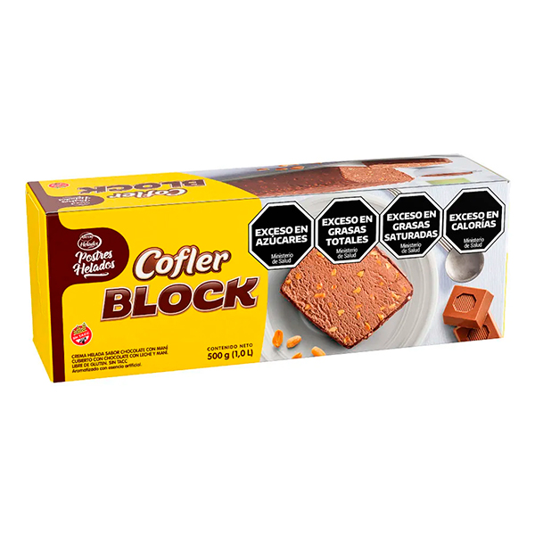 POSTRE HELADO COFLER BLOCK 500g - Casa Segal
