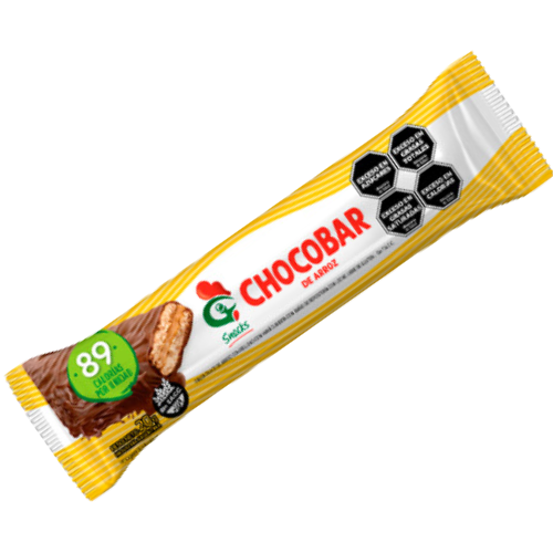 Gallo Chocobar | Barra de arroz 20g bañada en chocolate