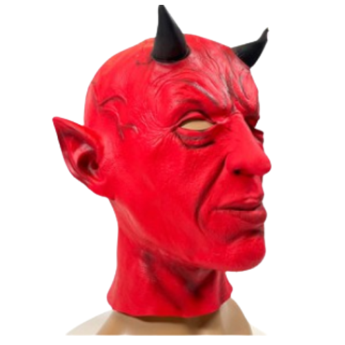 Máscara Lucifer Partystore | Disfraz Diablo Halloween | Casa Segal