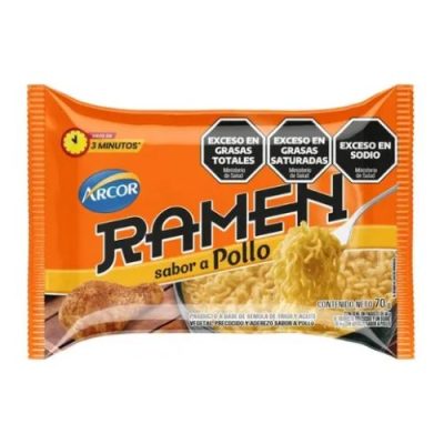 Ramen Arcor Sabor Pollo 70g | Fideos Instantáneos | Casa Segal