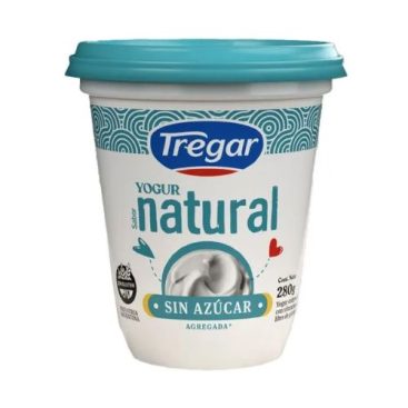 Yogur Natural sin Azúcar Tregar 280g | Yogur Saludable