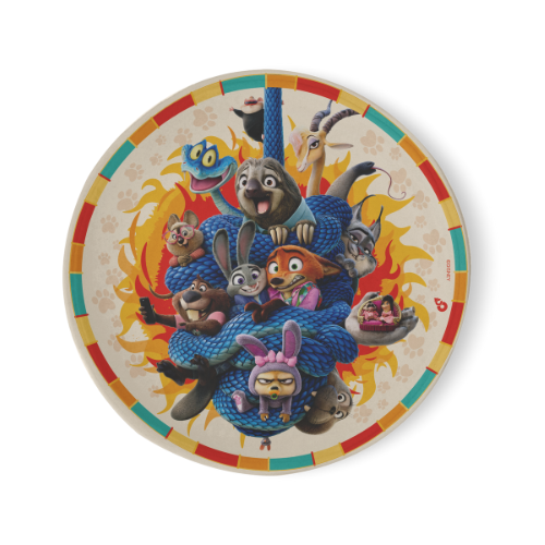Platos Zootopia x8 | Vajilla Infantil Temática